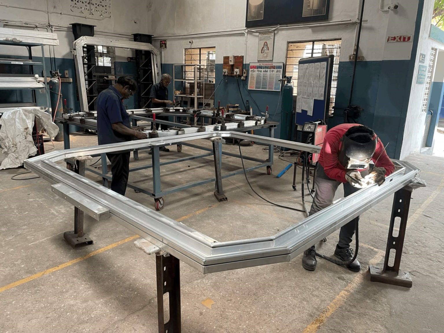 Aluminum welding and frames - Fabrimech Engineers Pvt. Ltd.